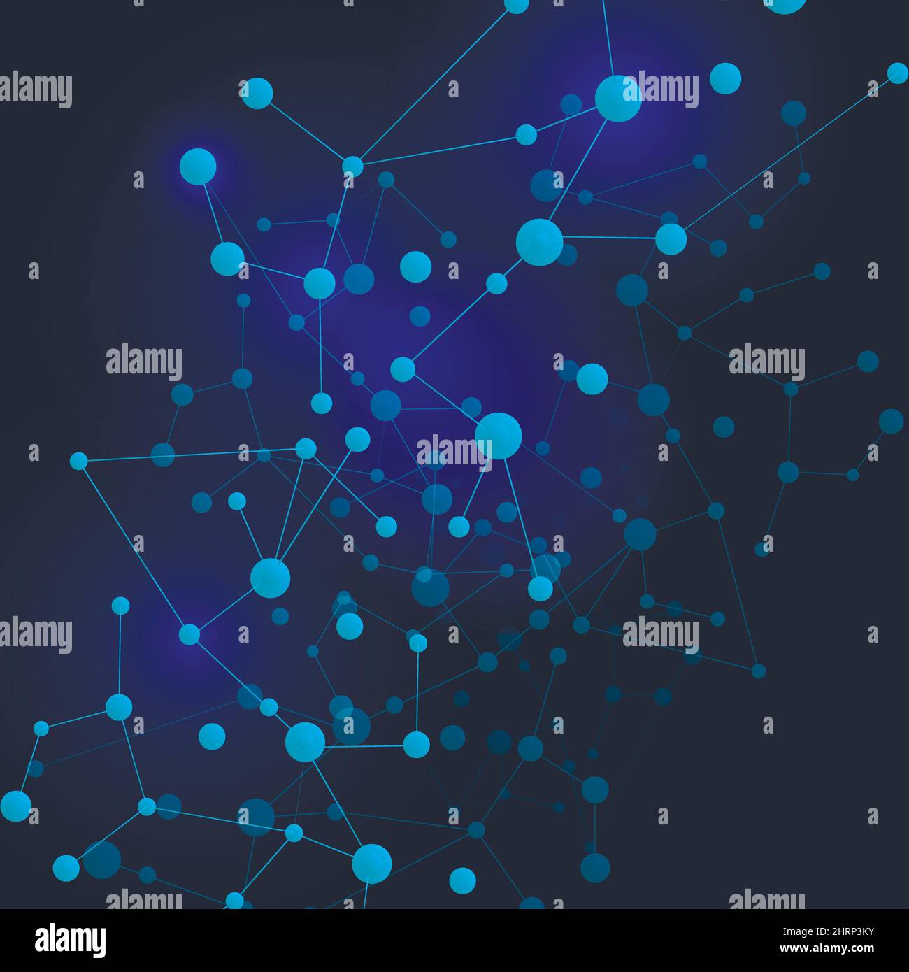 Connect blue lines. Abstract technology glowing line and dots Stock Vector Image & Art - Alamy