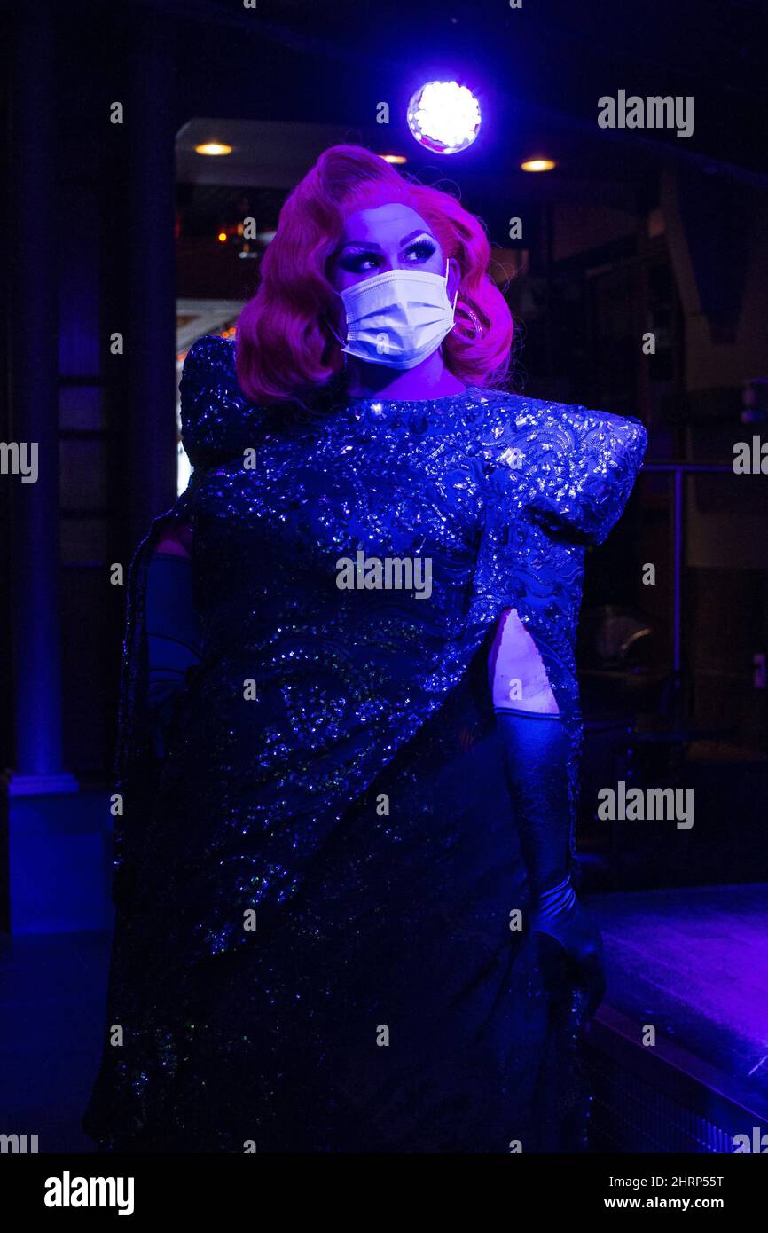 Drag Queen Miss Conception (aka Kevin Levesque) is photographed at ...