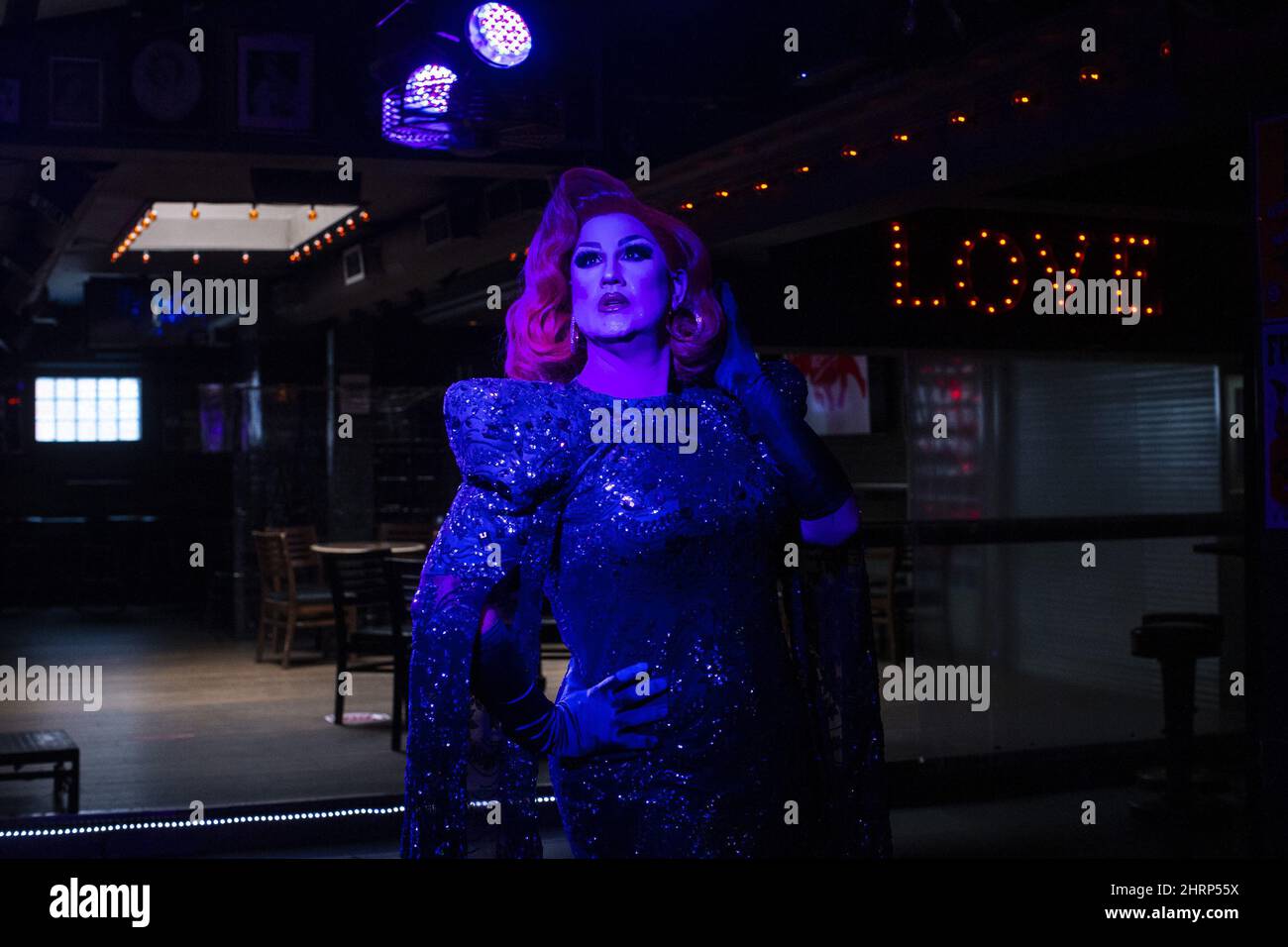 Drag Queen Miss Conception (aka Kevin Levesque) is photographed at ...