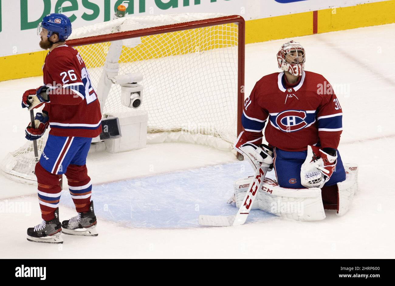 Montreal Canadiens goaltender Carey Price (31) and defenceman Jeff ...