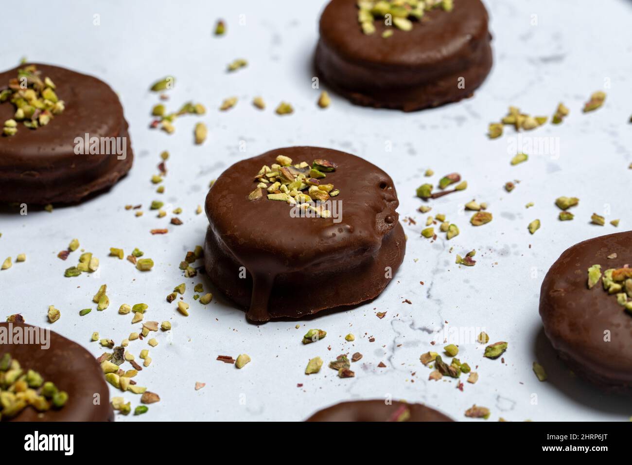 Top view plate cookies hi-res stock photography and images - Alamy
