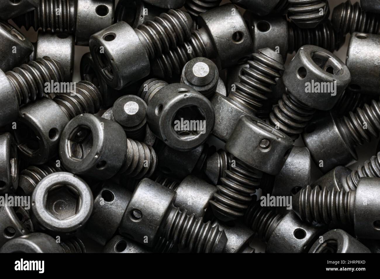 Closeup of socket head screws Stock Photo - Alamy