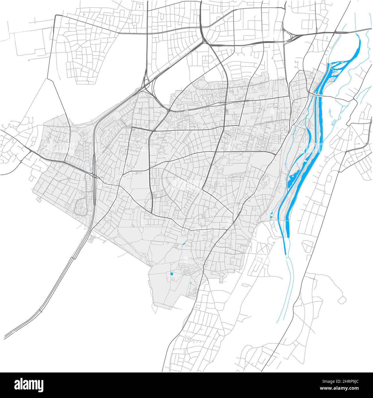 The high land road Cut Out Stock Images & Pictures - Alamy