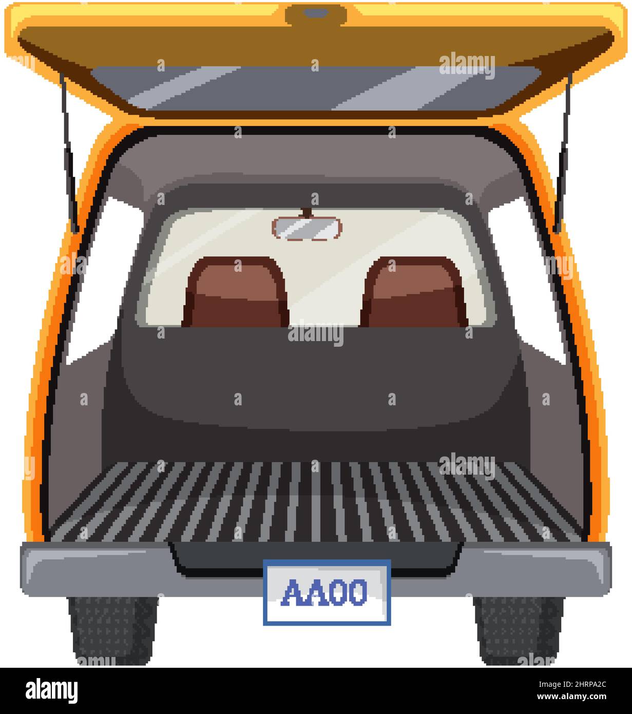 A car boot on white background illustration Stock Vector Image & Art ...