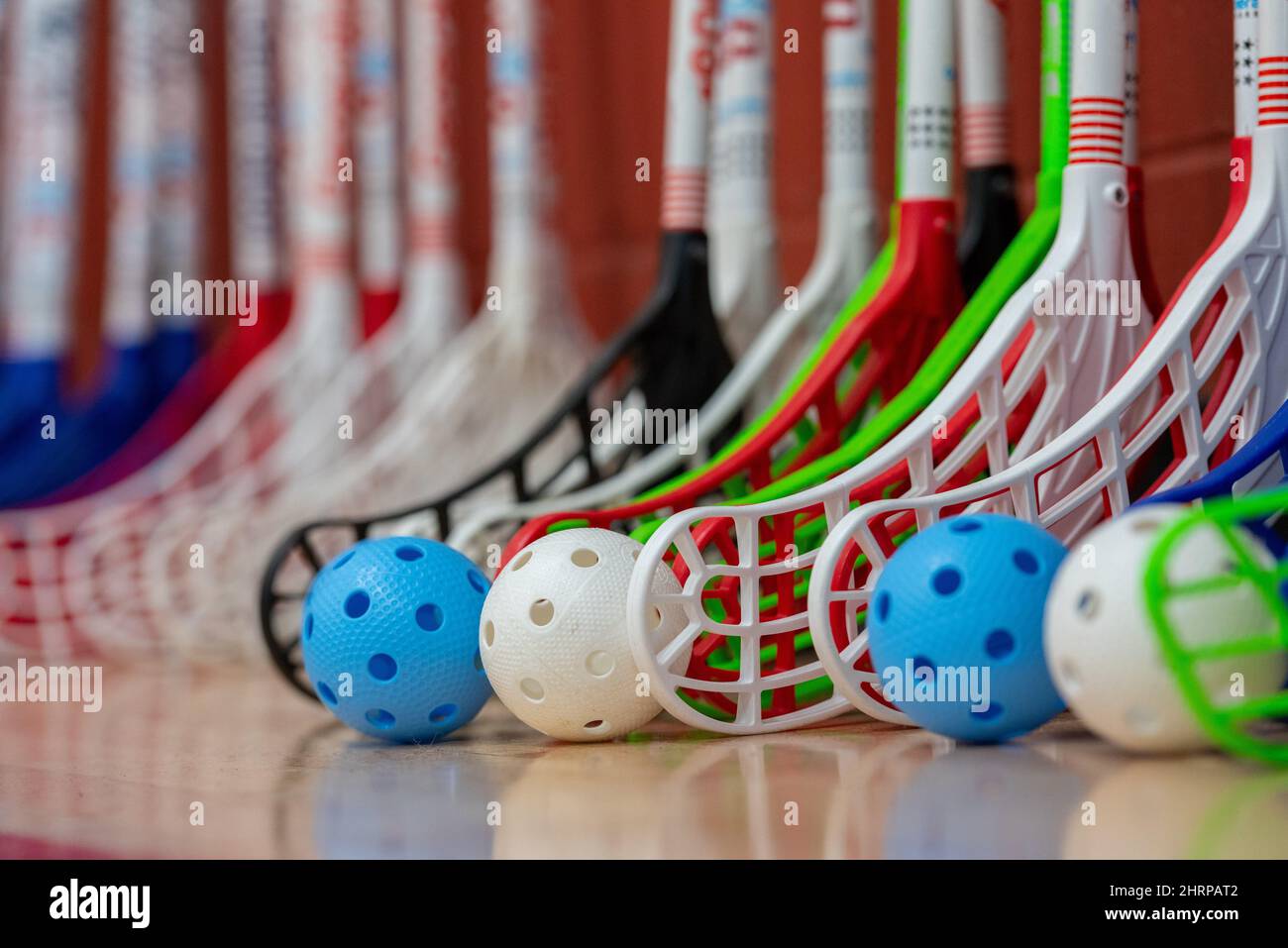 Floorball match hi-res stock photography and images - Alamy