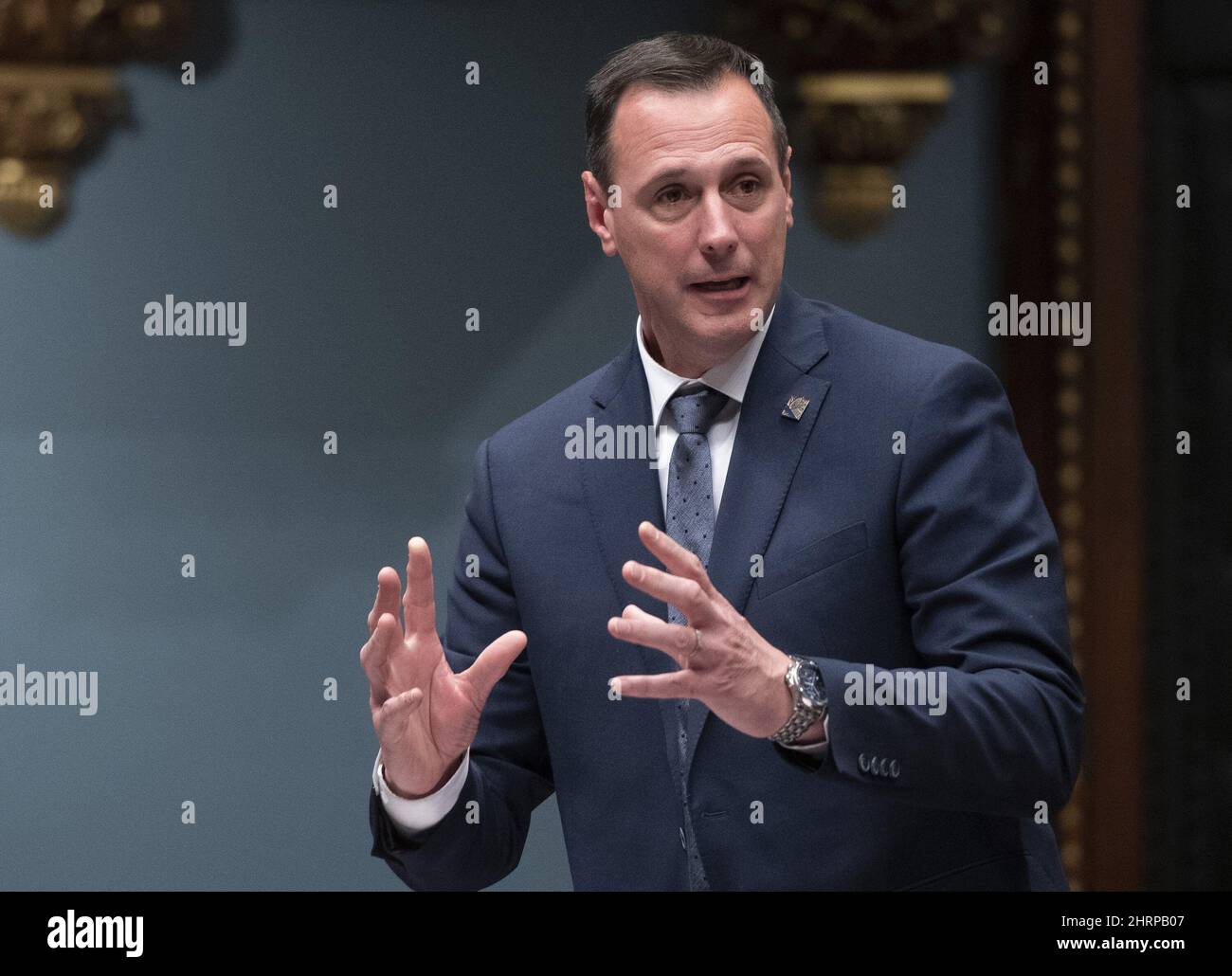 Quebec Education Minister Jean-Francois Roberge responds to the ...