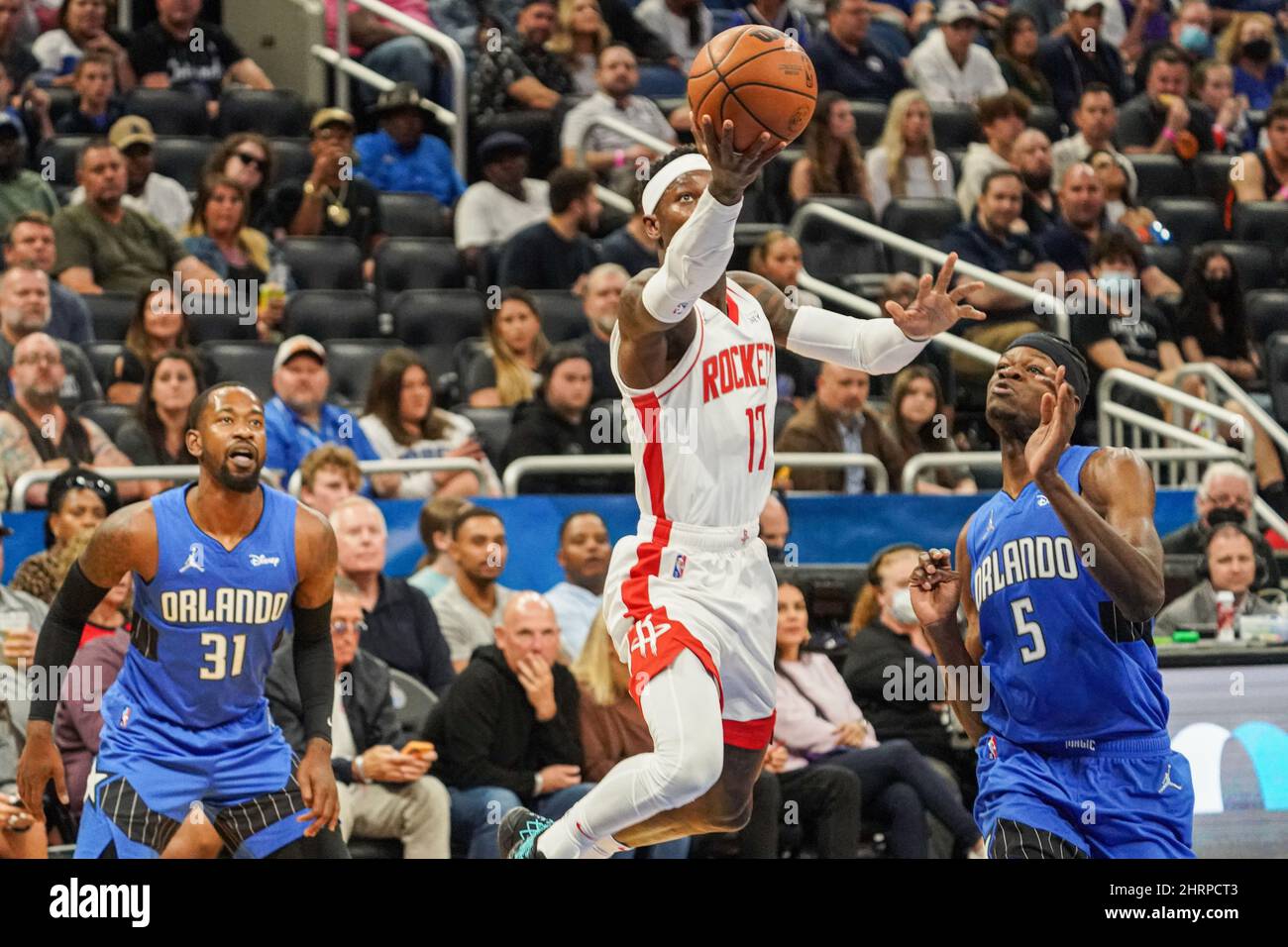 Orlando, Florida, USA, February 25, 2022, Houston Rockets Point Guard ...