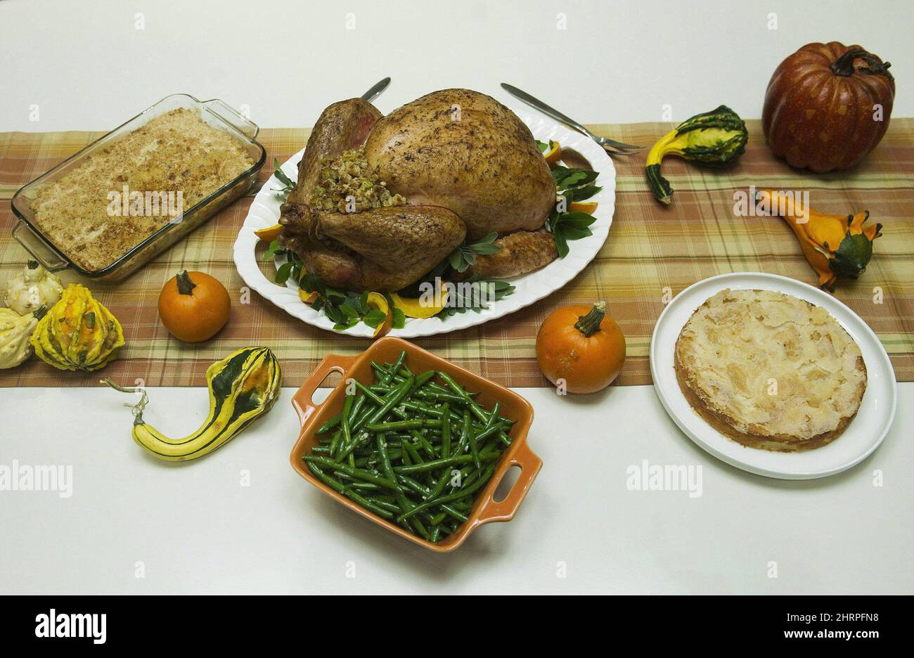 A Thanksgiving turkey dinner is shown in Toronto on Tuesday, Sept. 25 ...