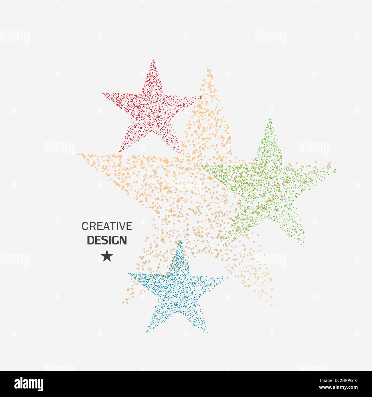 Four color star dots vector Stock Vector Image & Art - Alamy