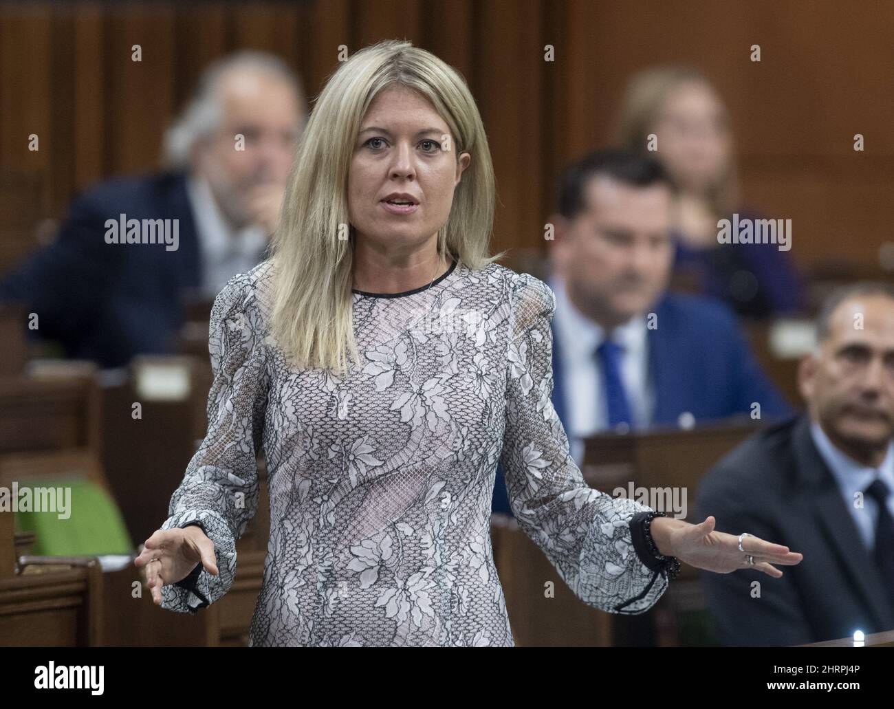 Conservative MP Michelle Rempel Garner rises during Question Period in ...
