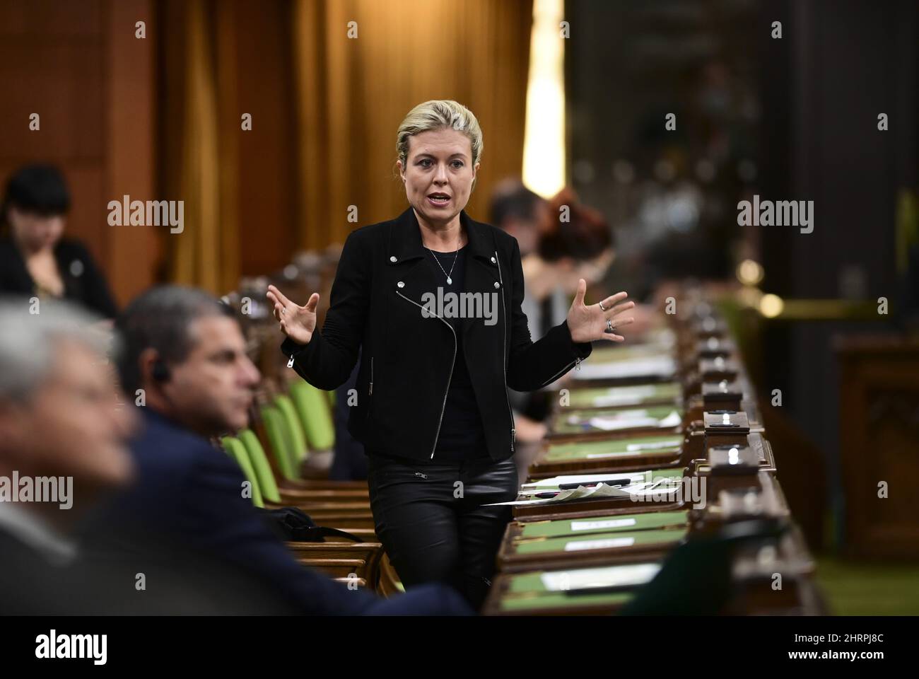 Conservative member of Parliament Michelle Rempel Garner asks a ...