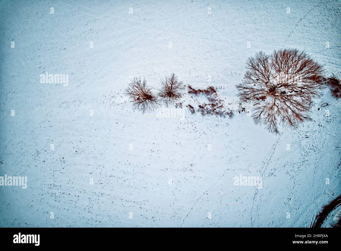 Overhead shot beautiful snow hi-res stock photography and images - Alamy