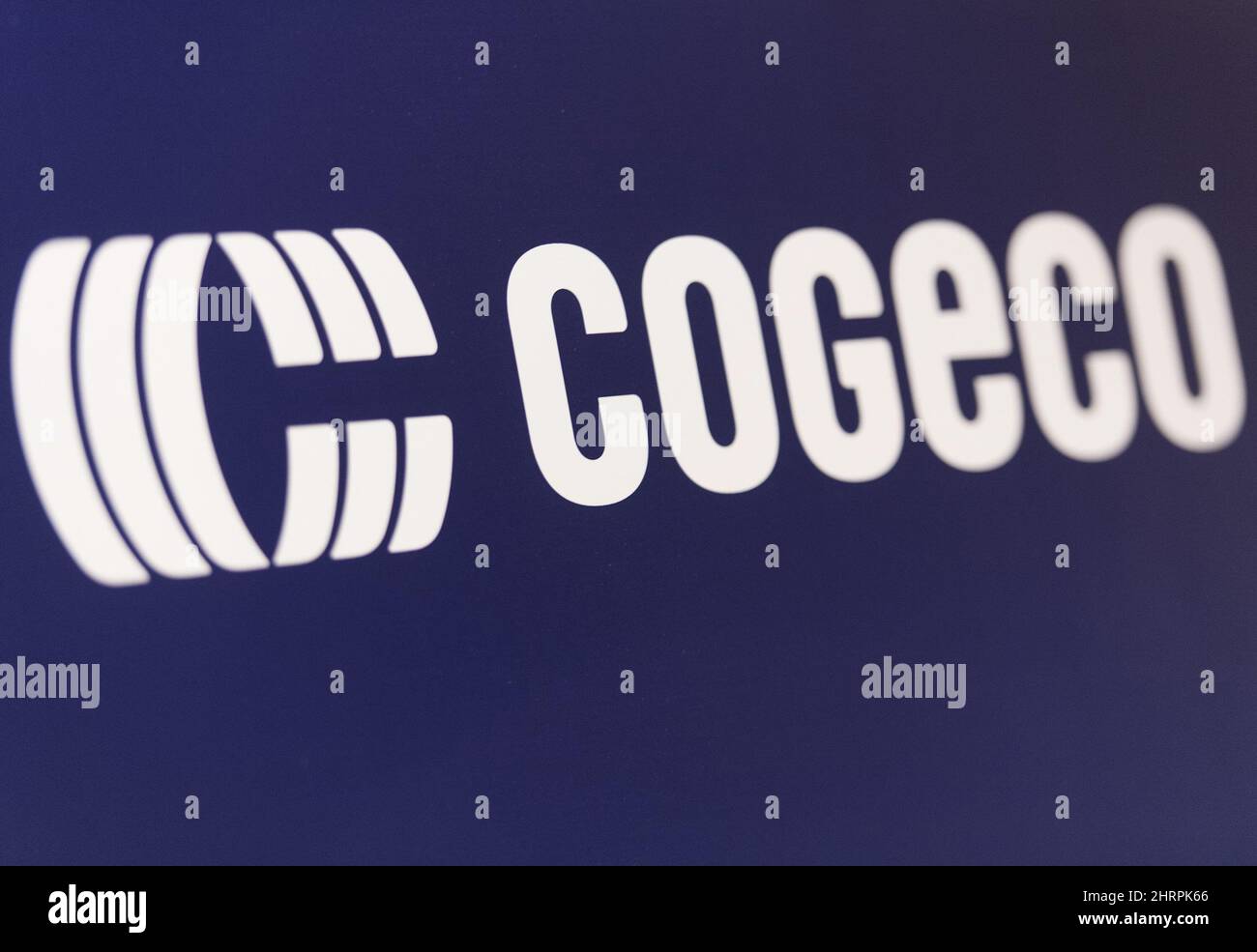 A Cogeco logo is shown in Montreal, Wednesday, January 15, 2020. THE ...