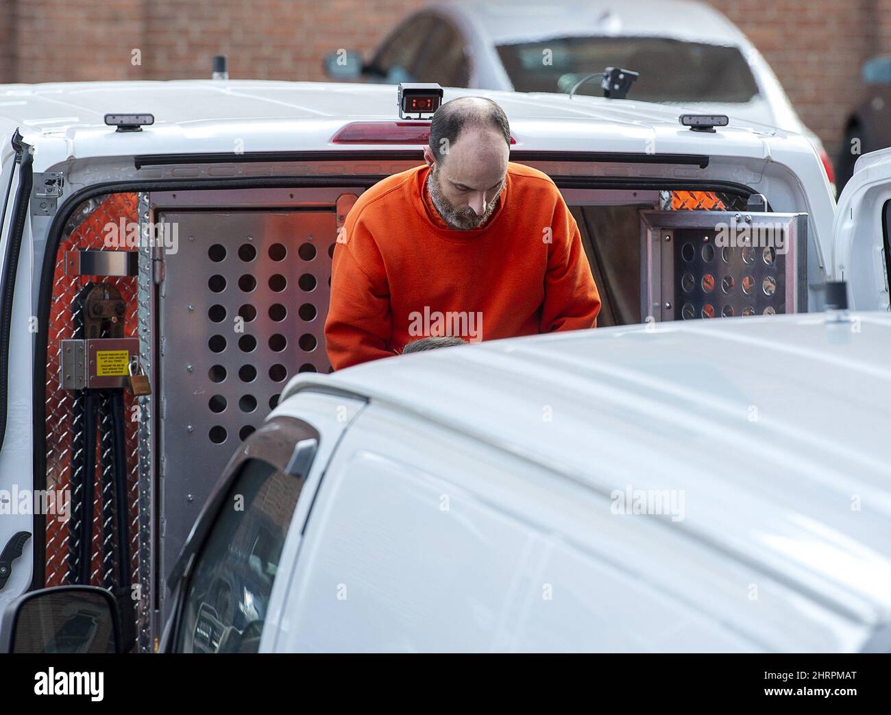 Matthew Vincent Raymond exits a sheriff's van as he arrives at Court of ...