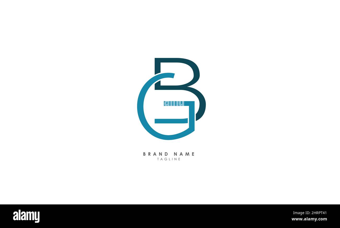 Alphabet letters Initials Monogram logo GP, PG, G and P Stock Vector ...