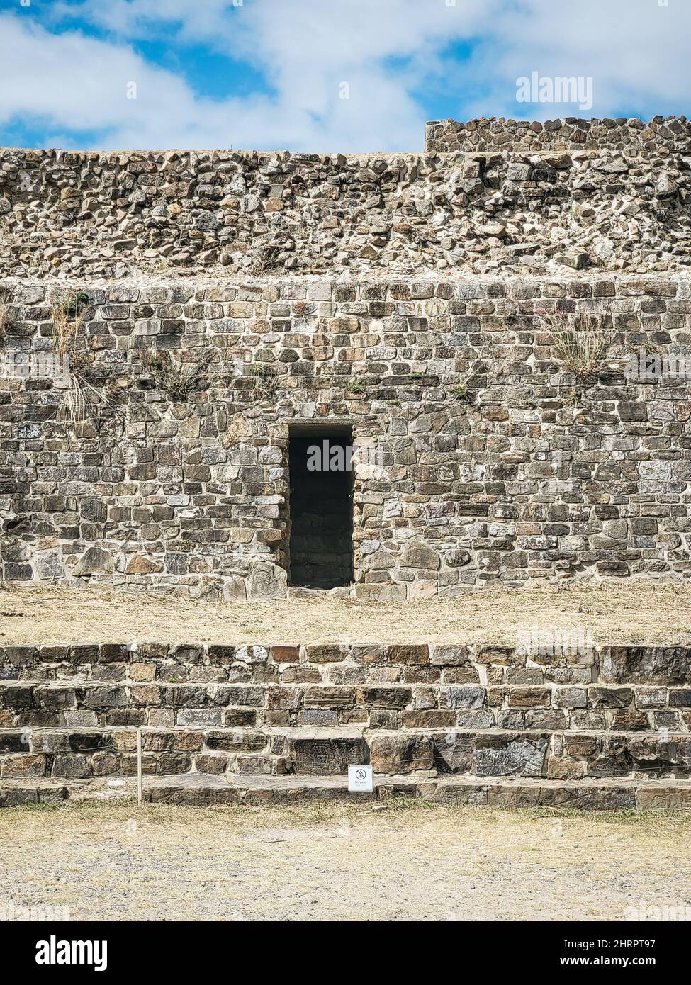 Shot in Monte Alban archeological site (Zapotec pyramids) in the state ...