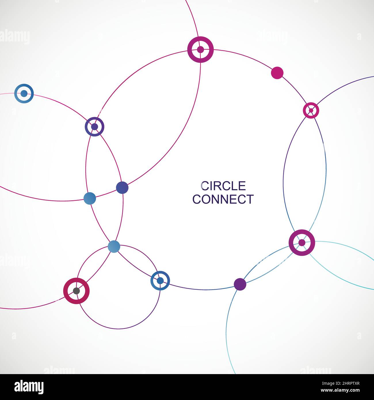 Network template. Digital background with connections circle Stock ...