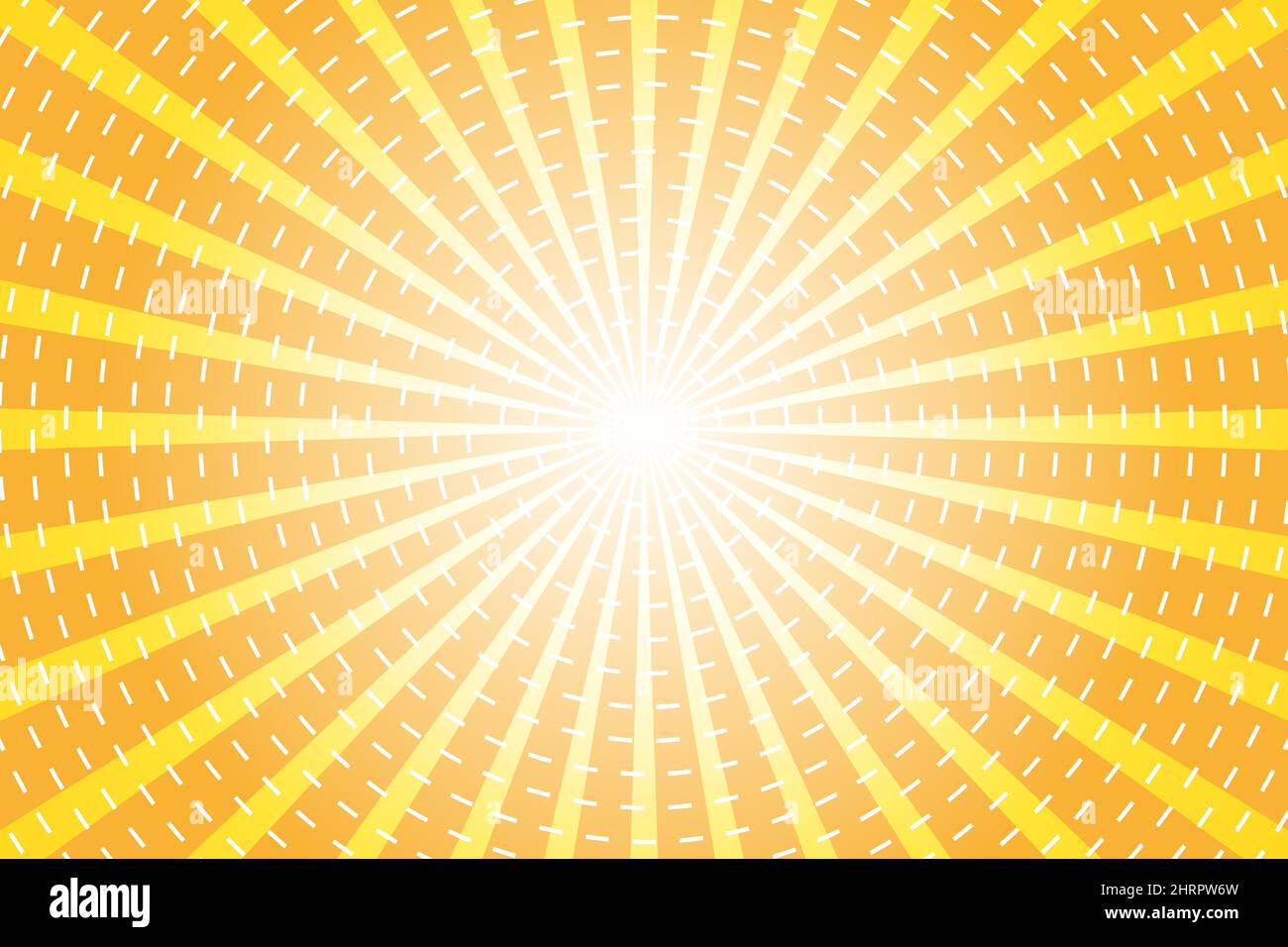 Summer vector illustration for design. Abstract background with sun ray ...
