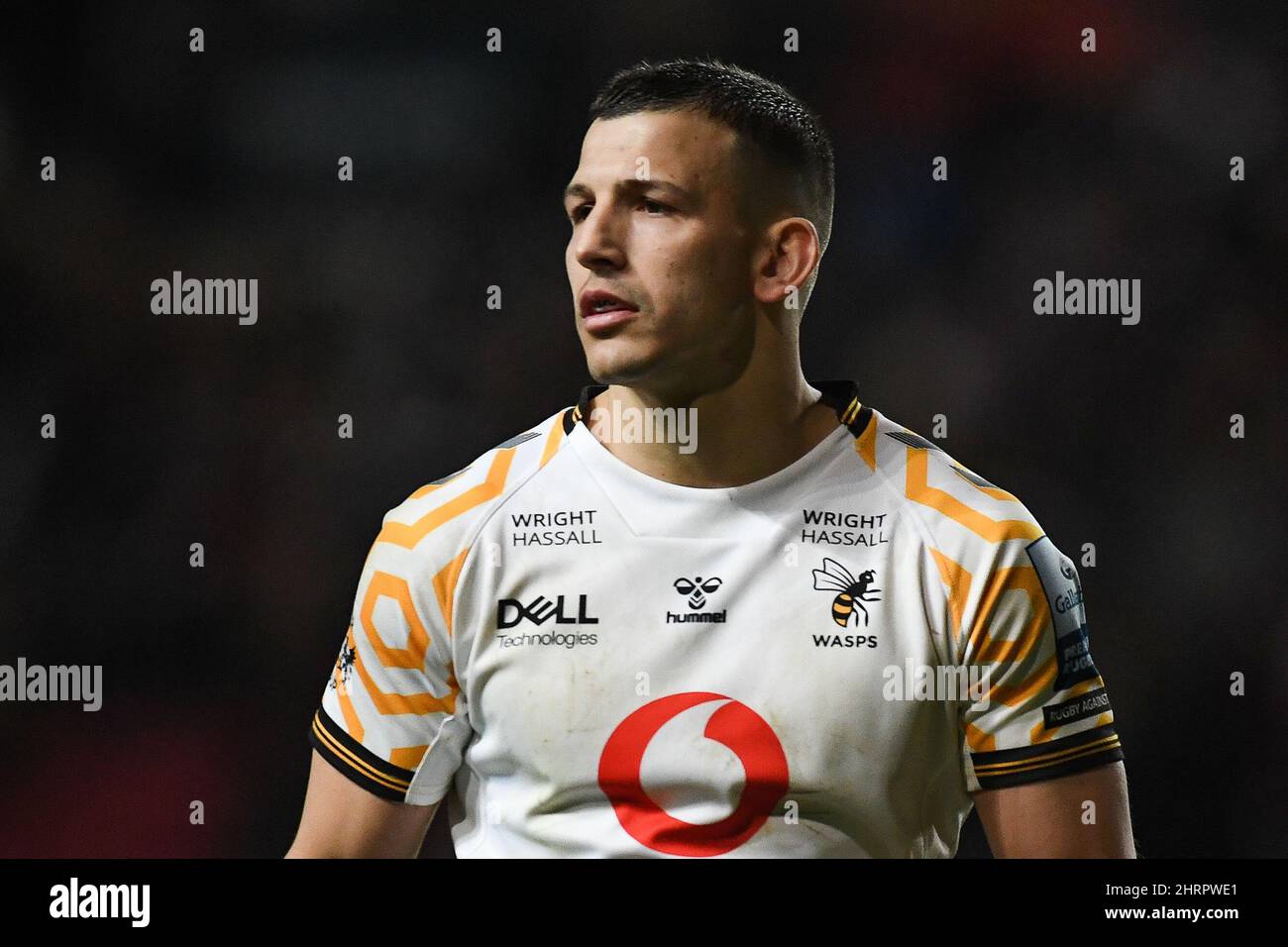 Ryan Mills of Wasps Rugby, during the game Stock Photo - Alamy