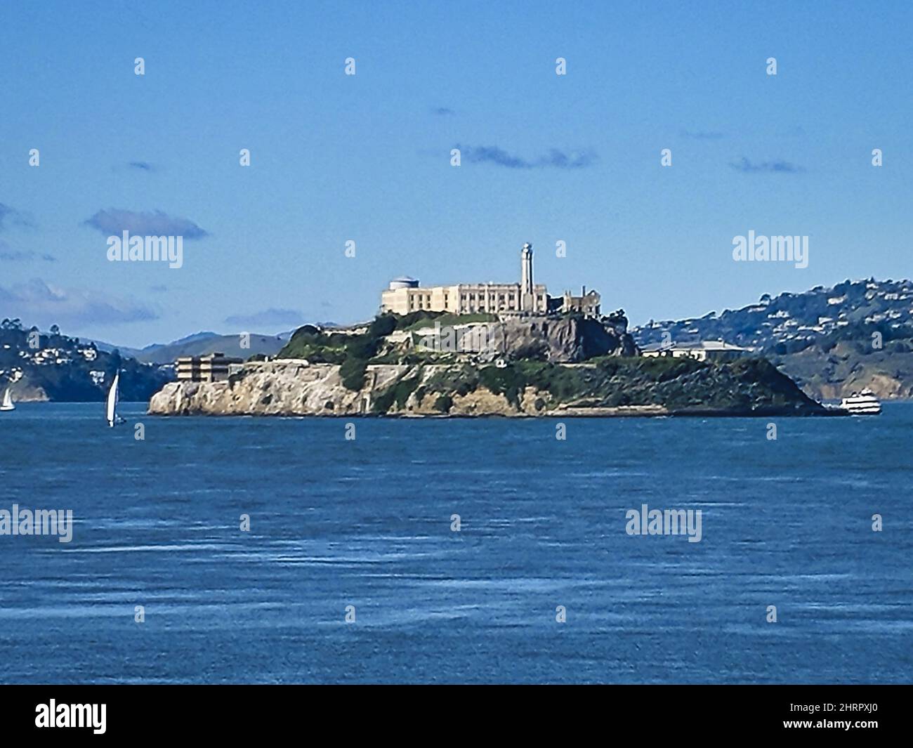 View of Alcatraz Island as seen from San Francisco Stock Photo - Alamy