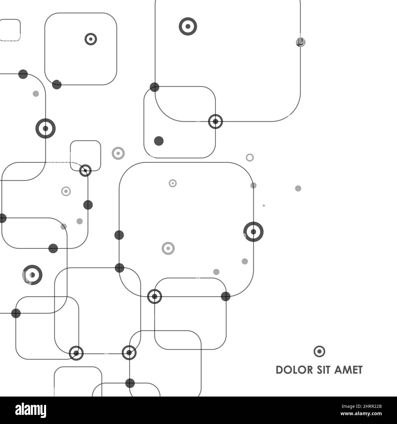 Black connected squares on white background Stock Vector Image & Art ...