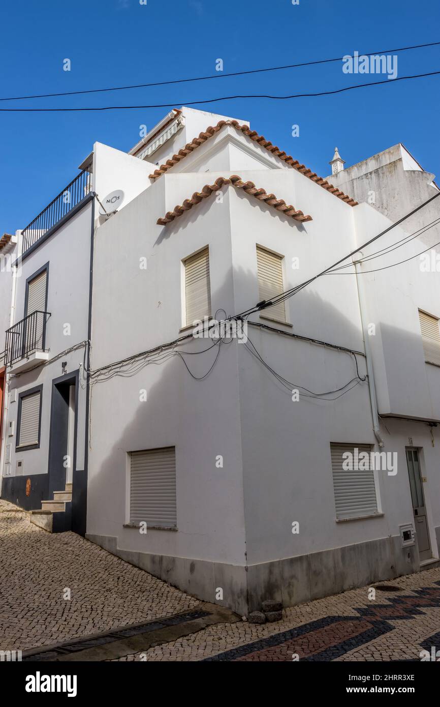 Vertical shot of a beautiful residential building in Lagos, Portugal ...