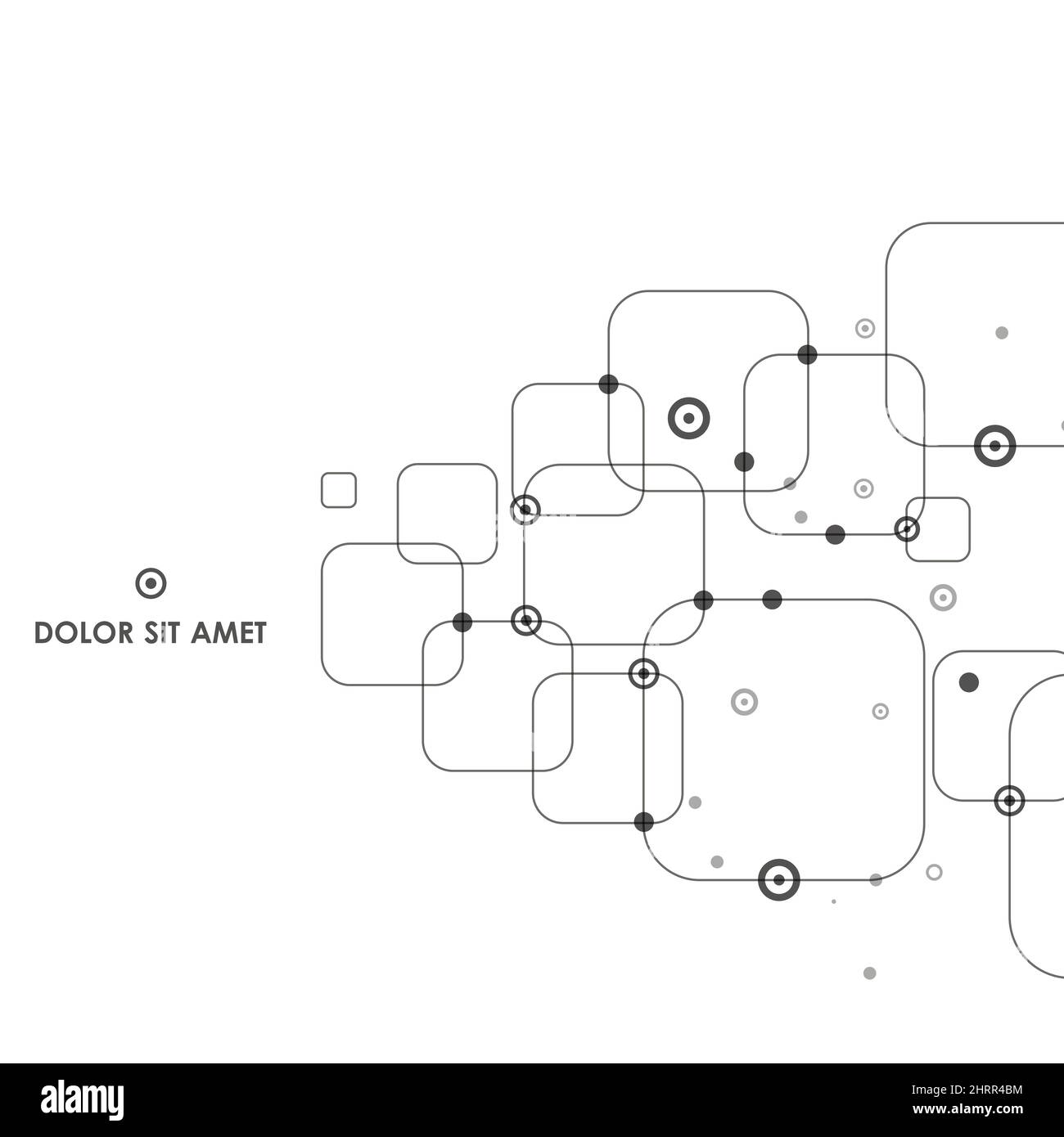 Vector Concept Connect Square Background Stock Vector Image And Art Alamy