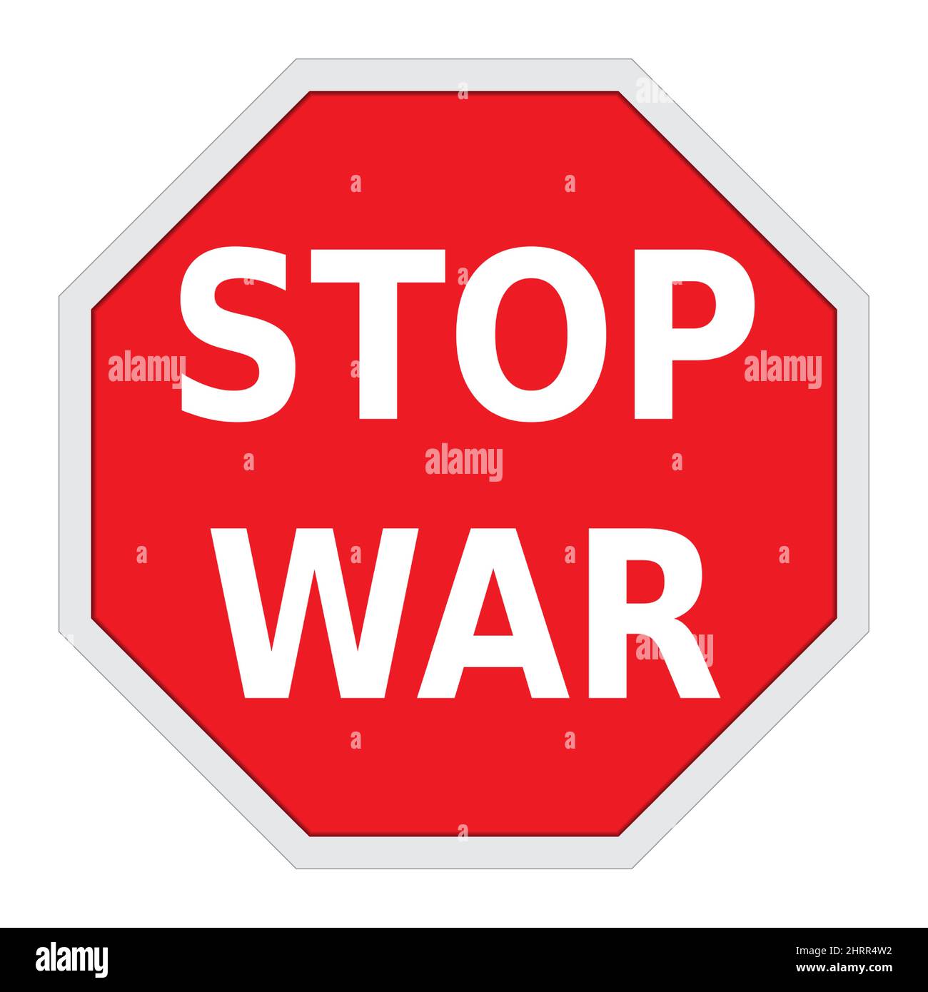 Stop war sign. Peace conceptual. No death. Vector Stock Vector Image ...