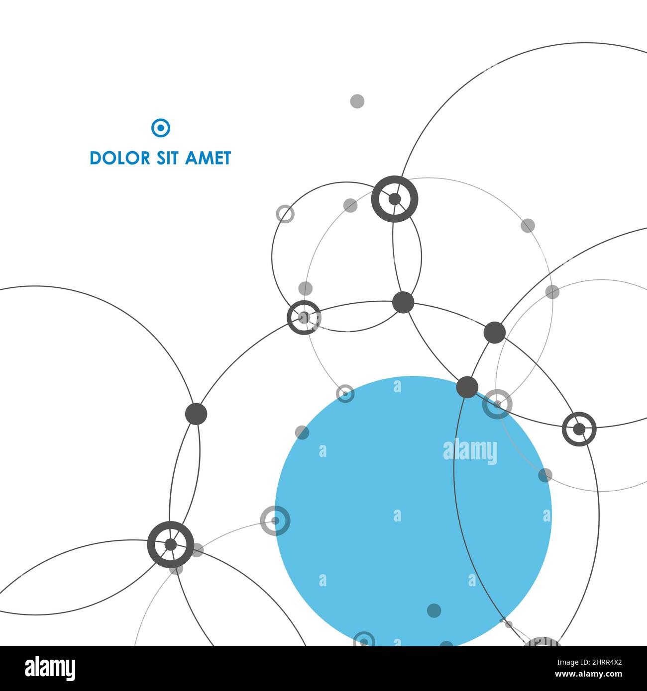 Abstract network circle background Stock Vector Image & Art - Alamy