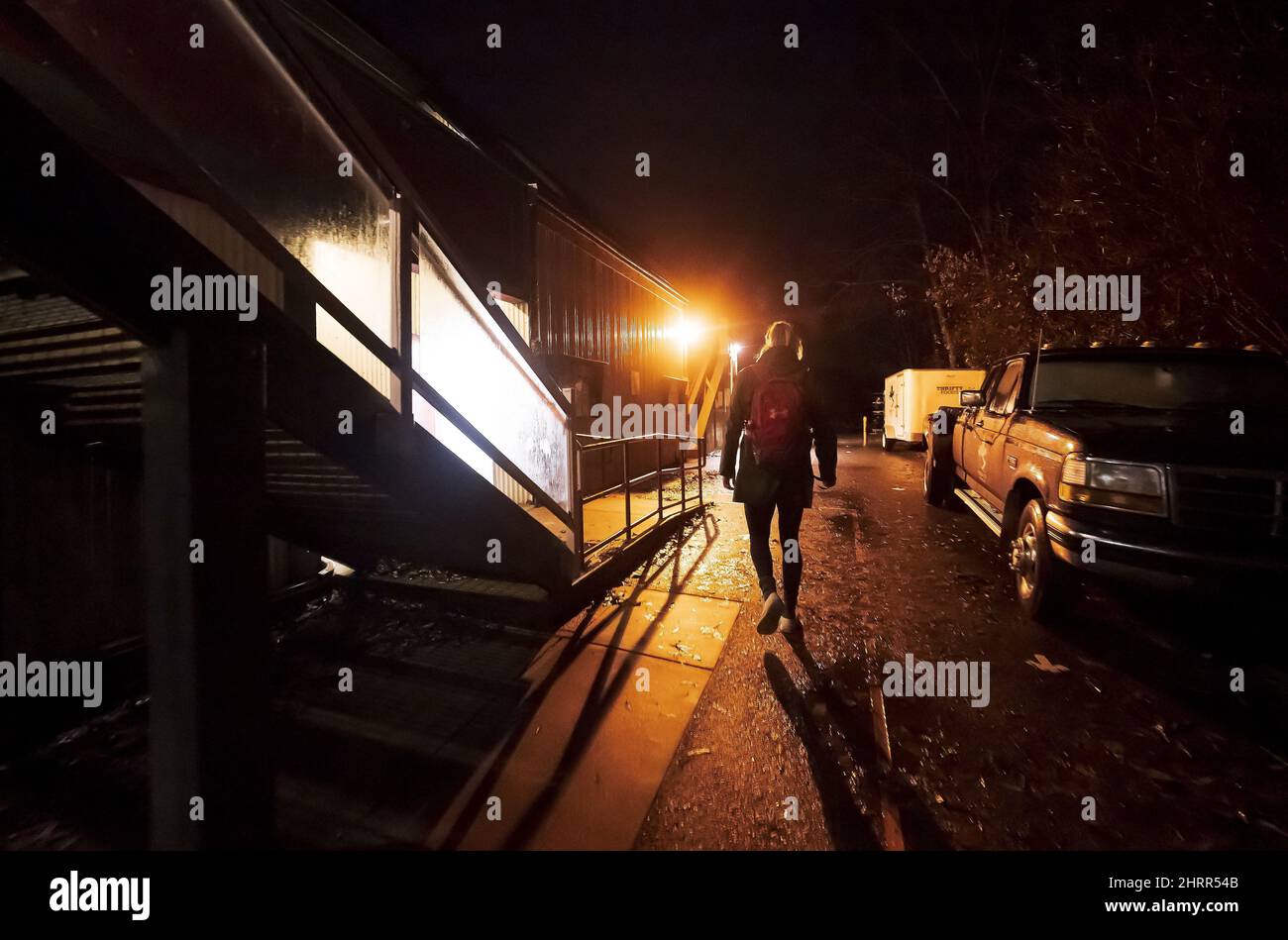 Canadian Olympic rower Carling Zeeman arrives at the Elk Lake training ...