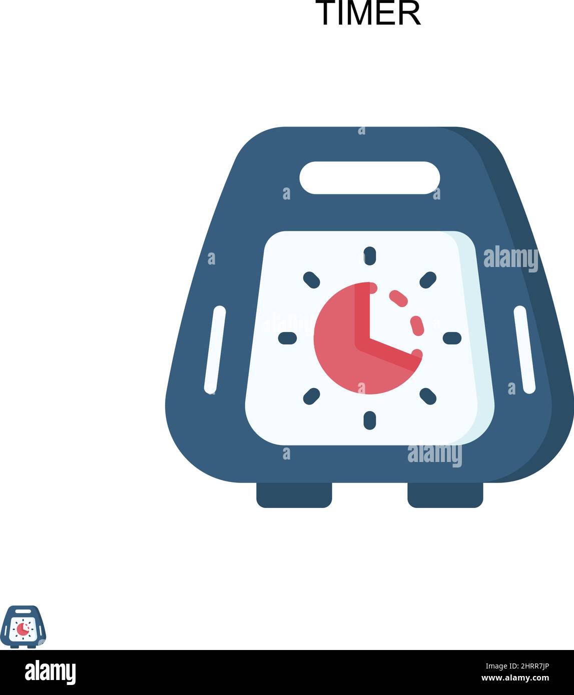 Timer Simple vector icon. Illustration symbol design template for web ...