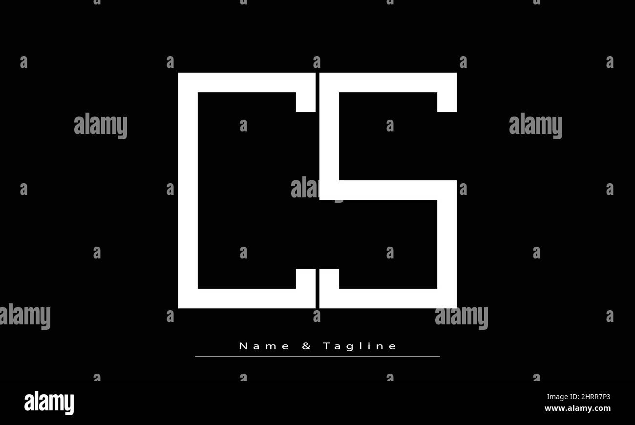 Letter cs vector vectors Stock Vector Images - Alamy