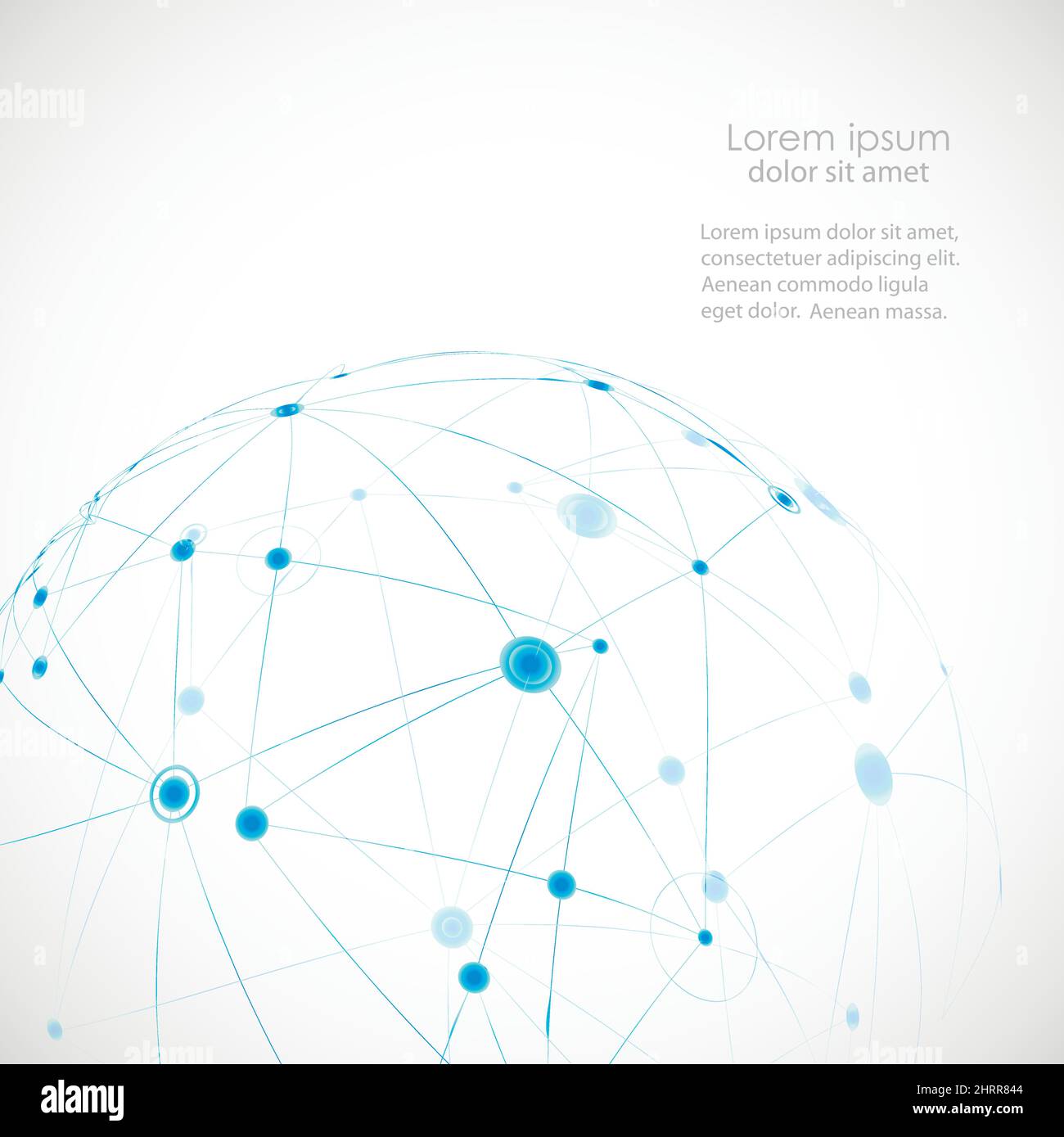 Abstract vector connect circle with molecular structure Stock Vector ...