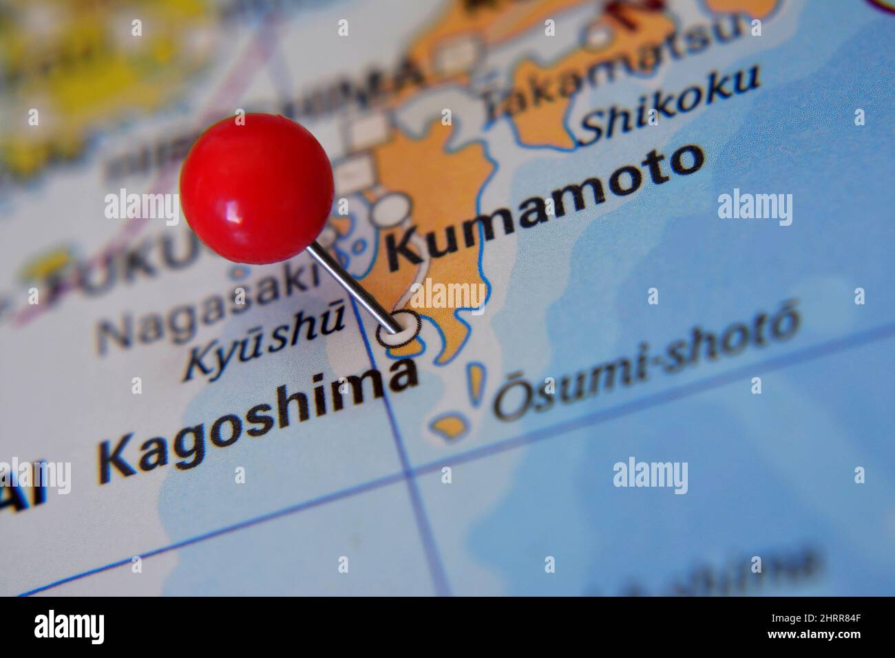 Map of kumamoto hi-res stock photography and images - Alamy
