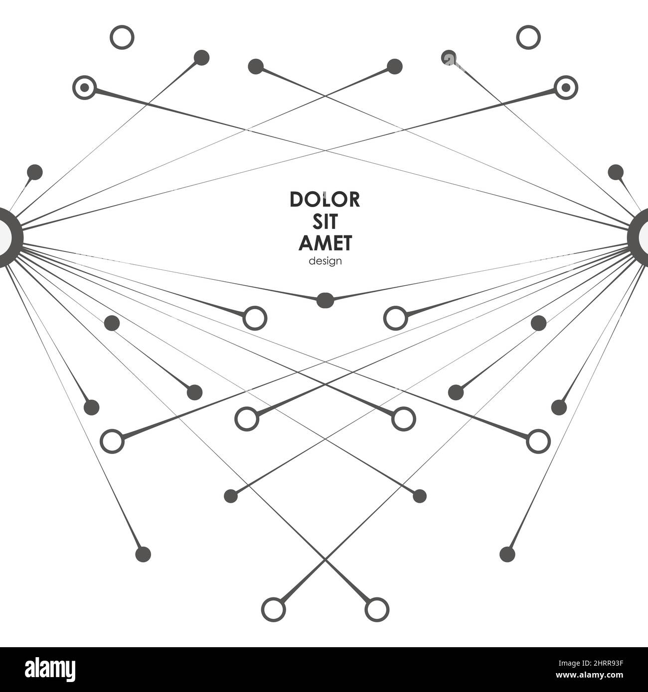 Geometric abstract connected line and dots Stock Vector Image & Art - Alamy