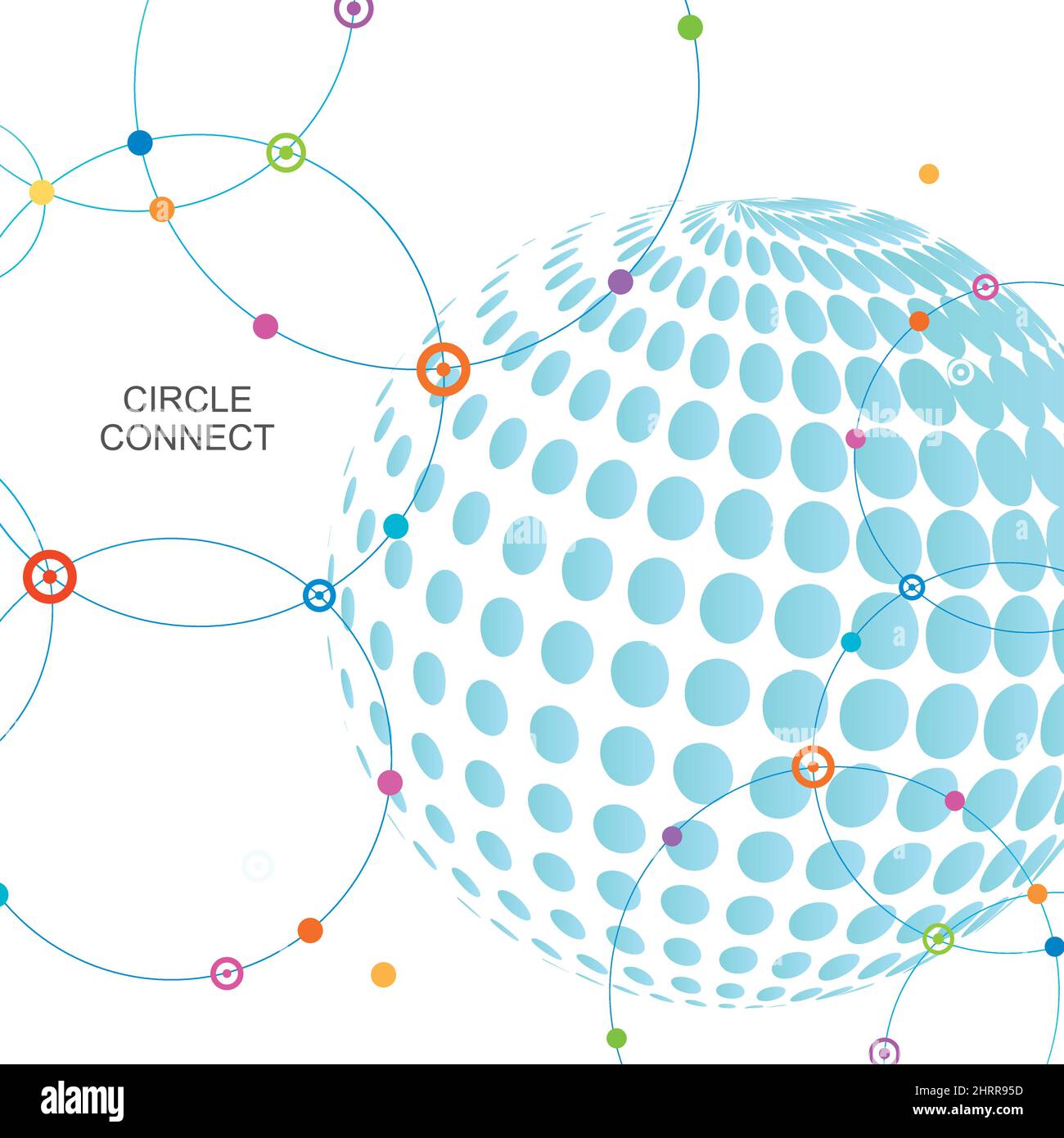 Dotted circle hi-res stock photography and images - Alamy