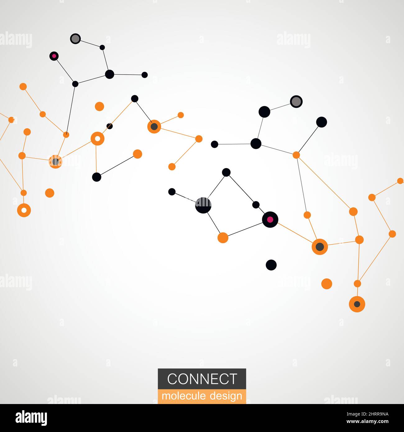 Molecule structure vector illustration background Stock Vector Image ...