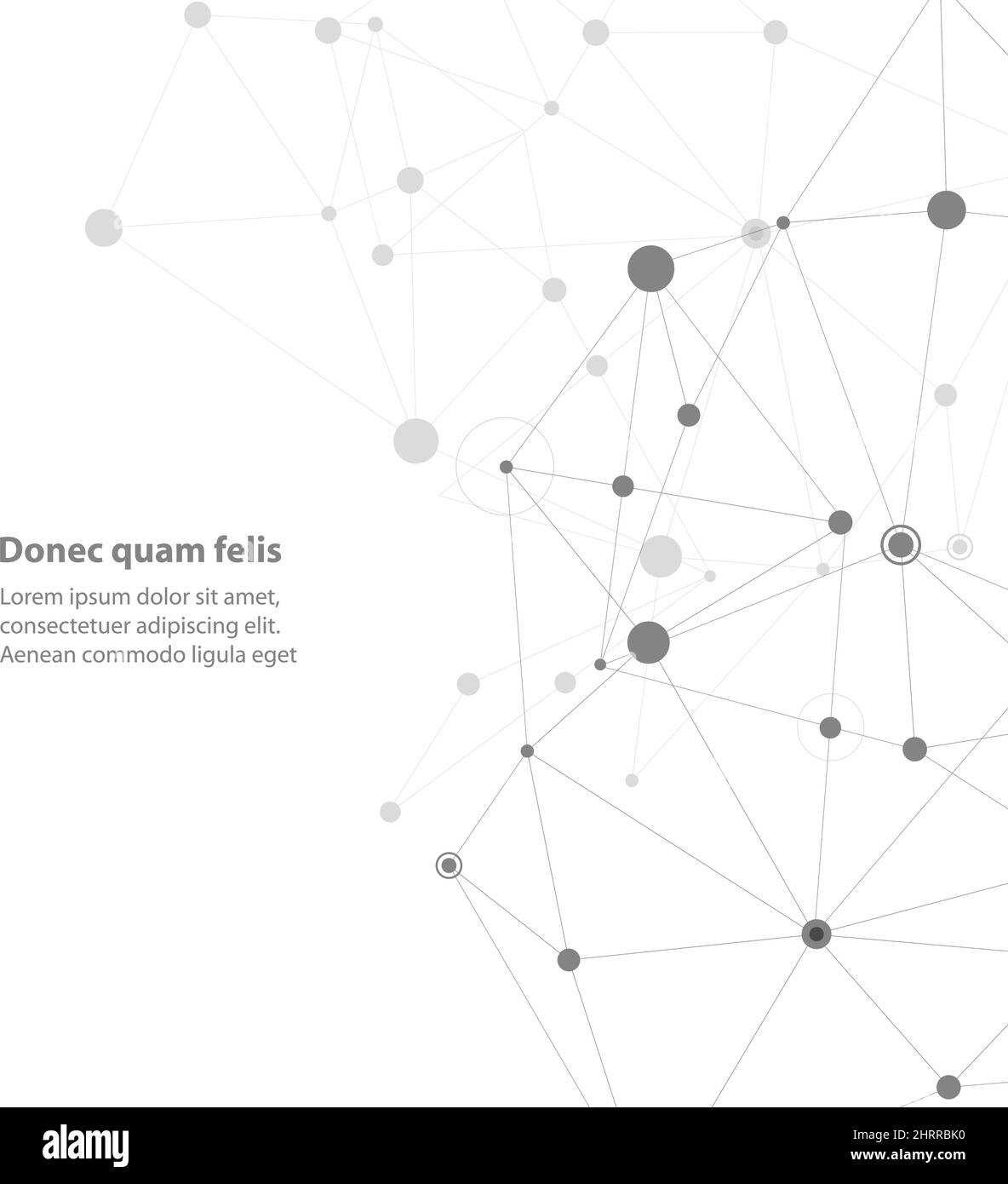 Modern vector design with elements of molecular bonds Stock Vector ...