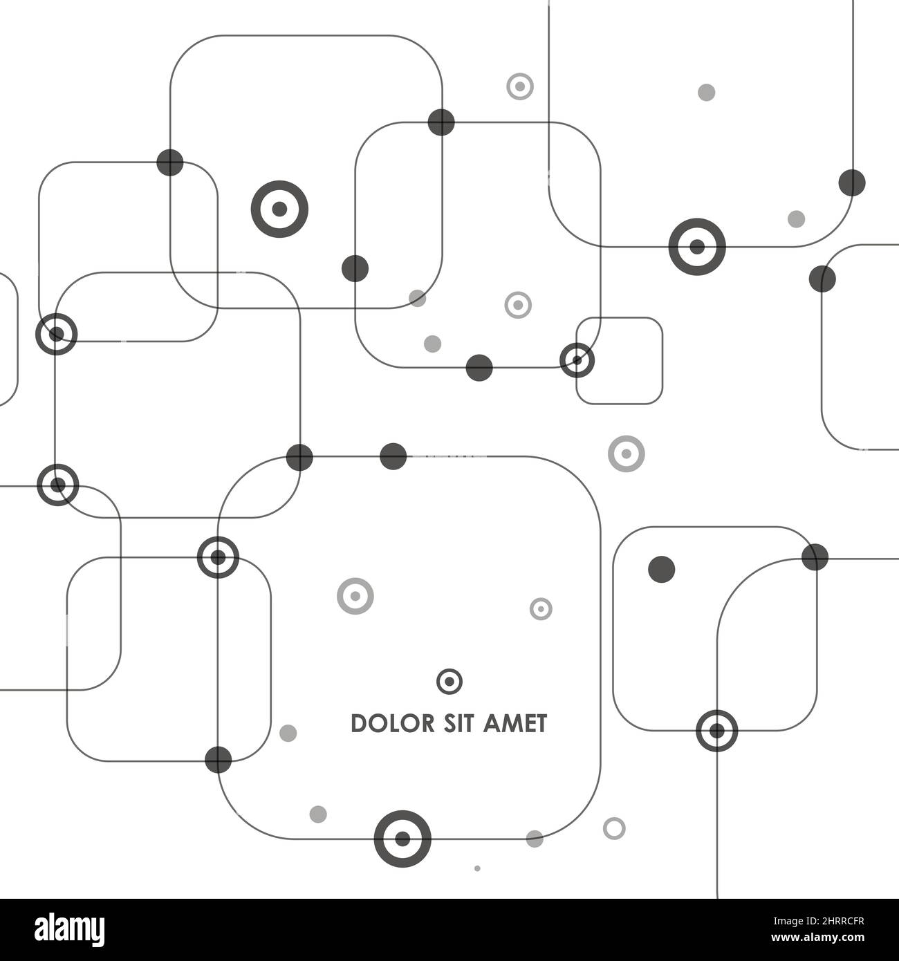 Vector concept connect square background Stock Vector Image & Art - Alamy