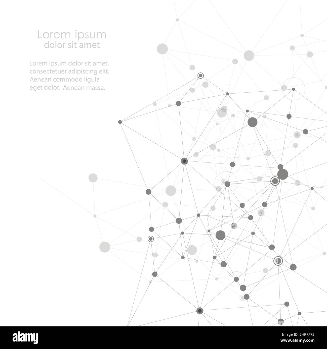 Modern vector design with elements of molecular bonds Stock Vector ...