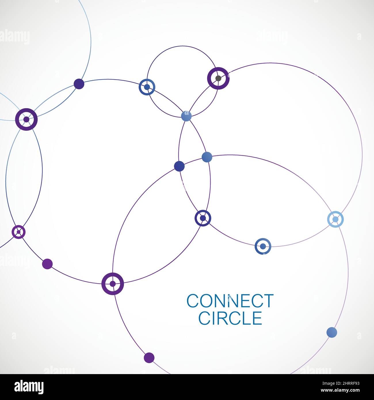 Network template. Digital background with connections circle Stock ...