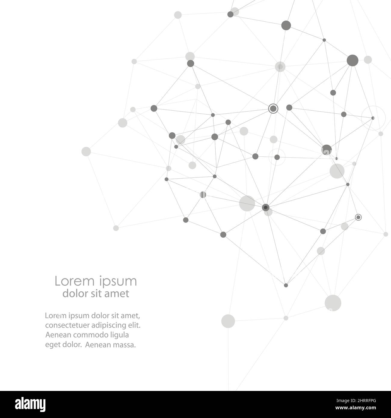 Modern vector design with elements of molecular bonds Stock Vector ...