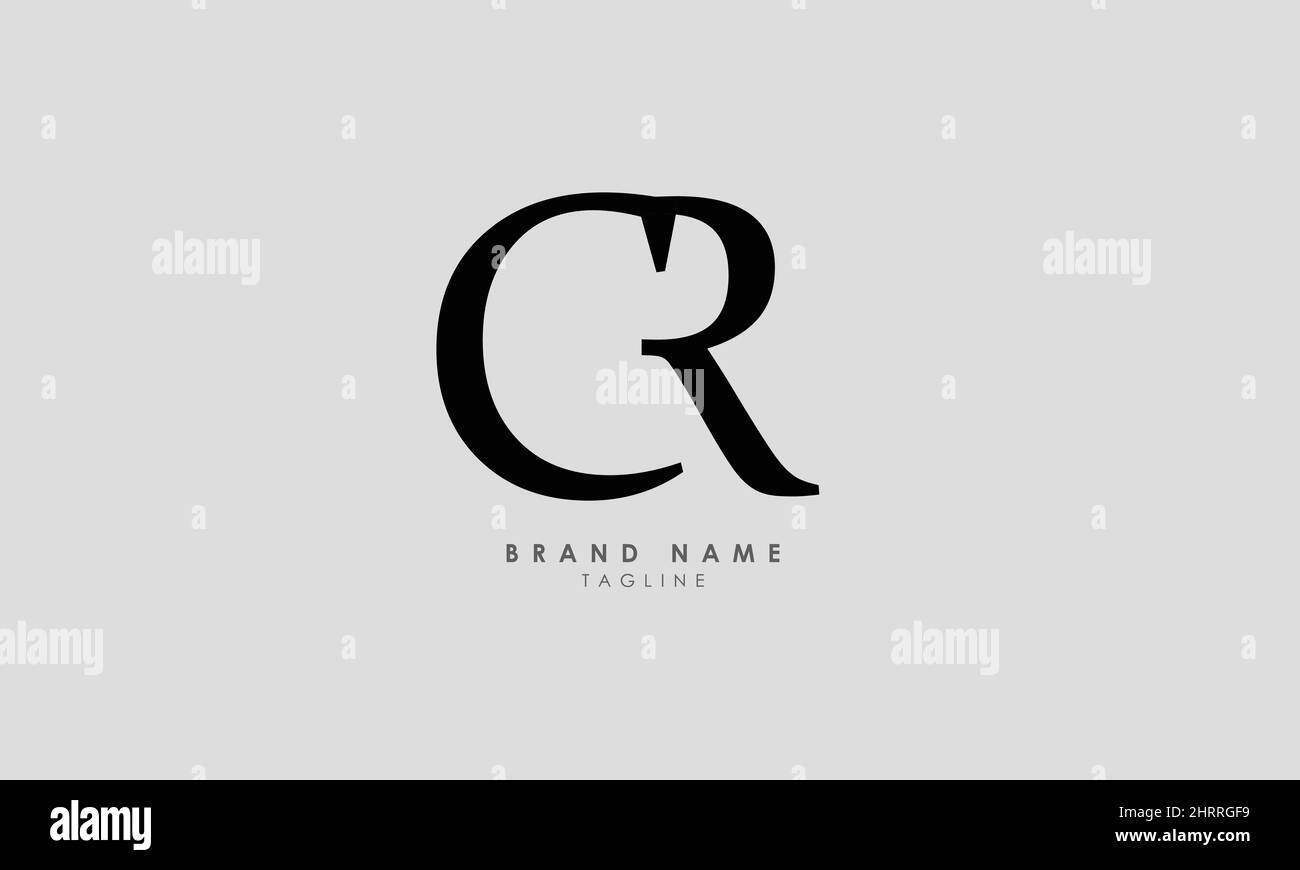 Alphabet letters Initials Monogram logo CR, RC, C and R Stock Vector ...