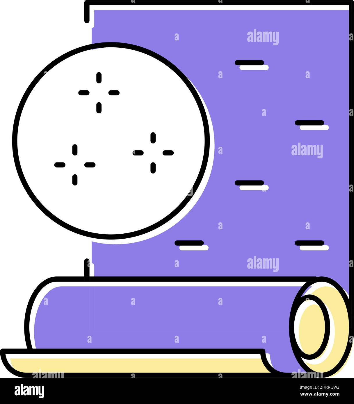 vinyl wallpaper color icon vector illustration Stock Vector Image & Art ...