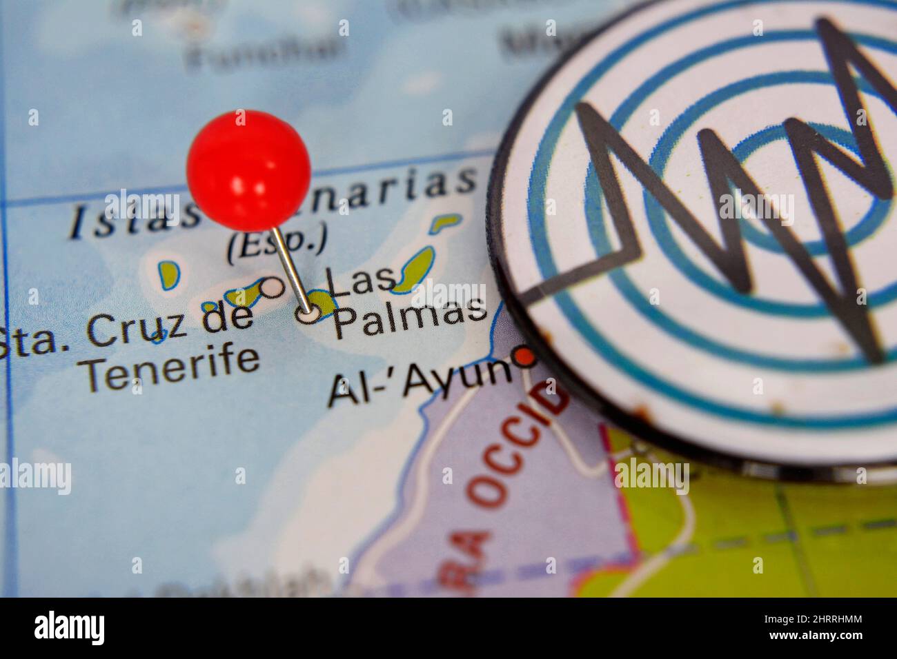 Islas canarias map hi-res stock photography and images - Alamy