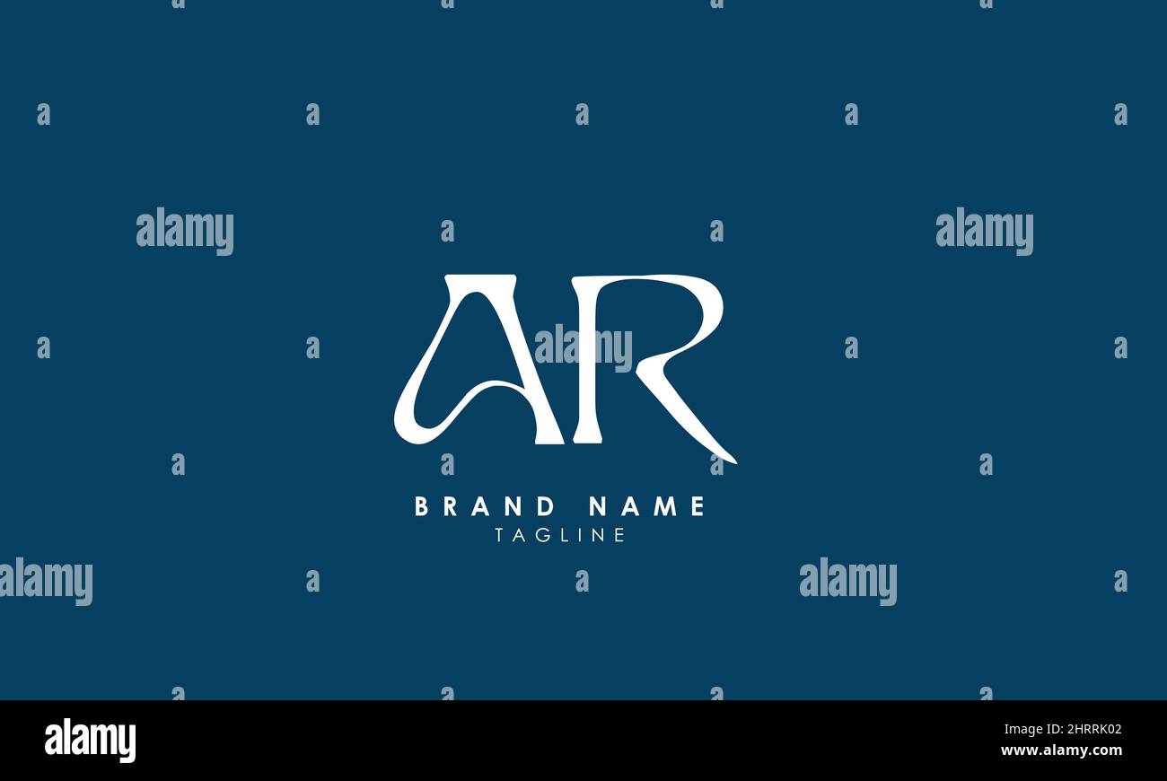 Alphabet letters Initials Monogram logo AR, RA, A and R Stock Vector ...