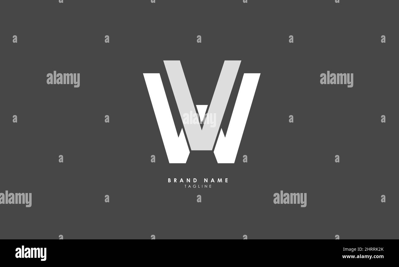 Letter v w Black and White Stock Photos & Images - Alamy