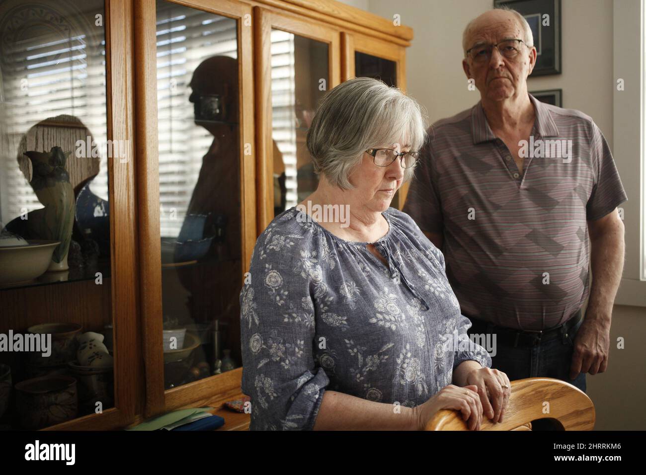 Ron Rauch and his wife Audrey are photographed at their home in ...
