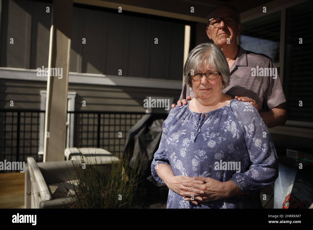 Ron Rauch and his wife Audrey are photographed at their home in ...