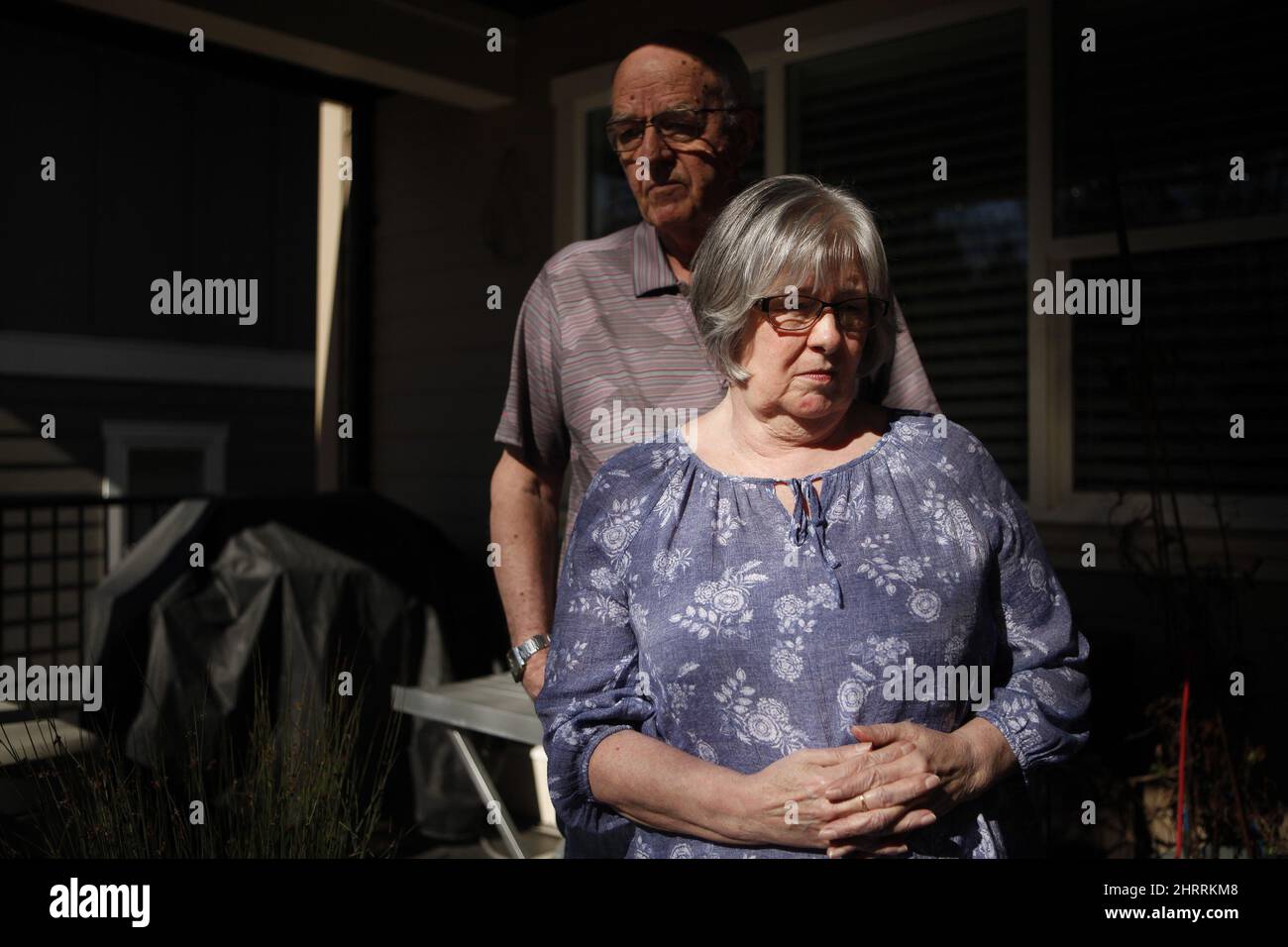 Ron Rauch and his wife Audrey are photographed at their home in ...
